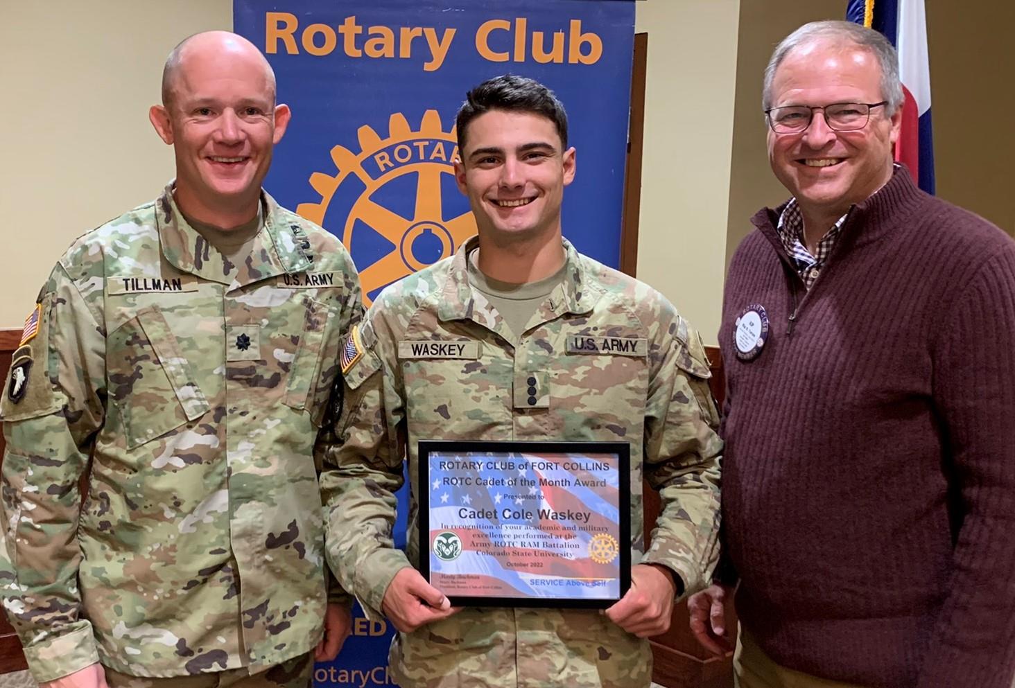 Army Cadet of the Month (Oct 2022) | Rotary Club of Fort Collins